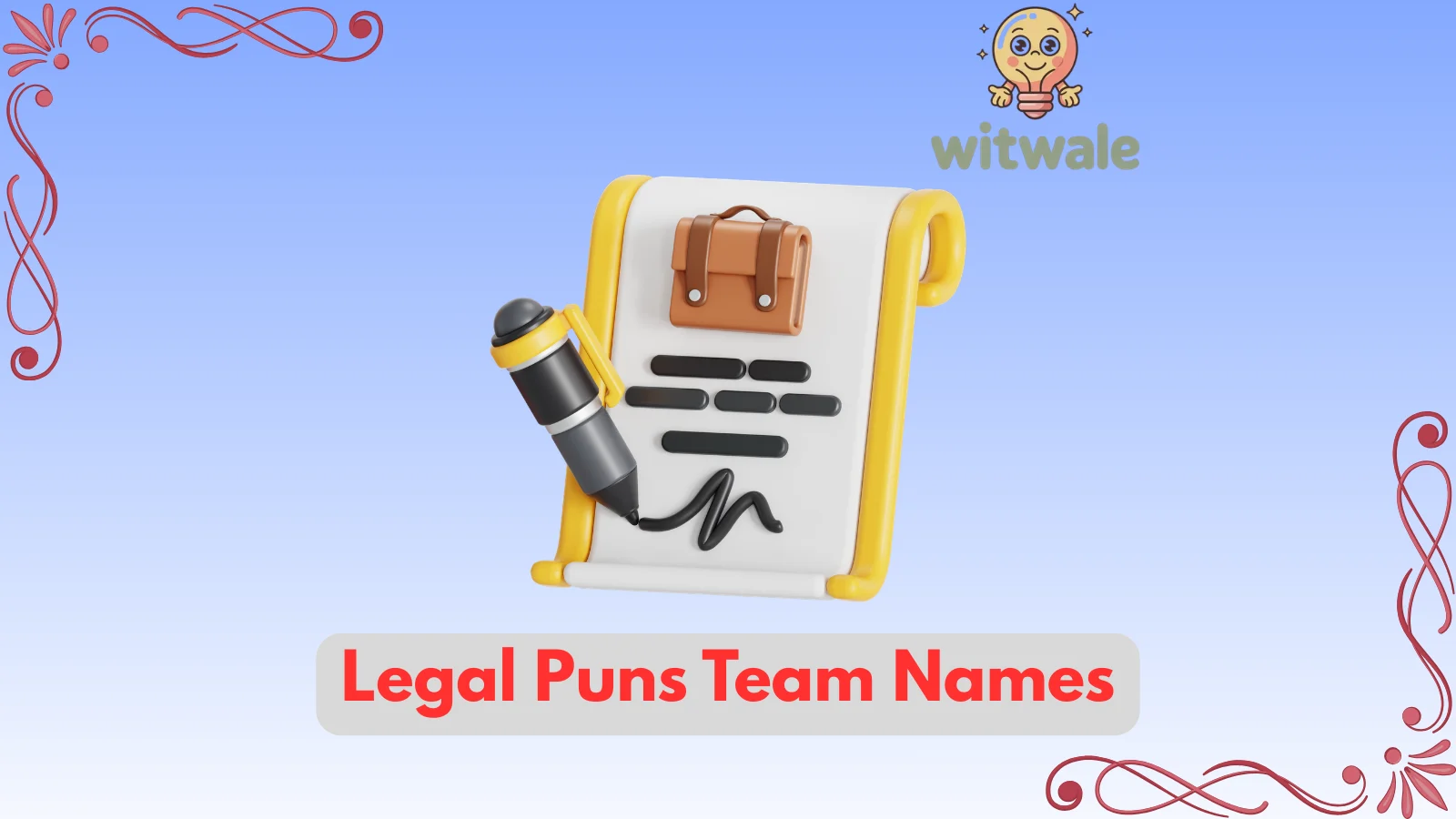 196+ Legal Puns Team Names Hilarious & Clever Ideas 2026